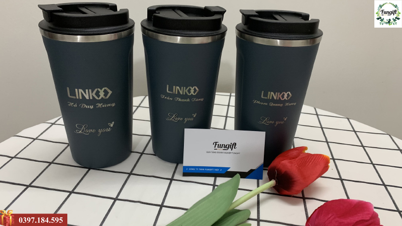 Ly Giữ Nhiệt Khắc Tên Theo Yêu Cầu Cho Công Ty Link Giá Rẻ Hà Nội