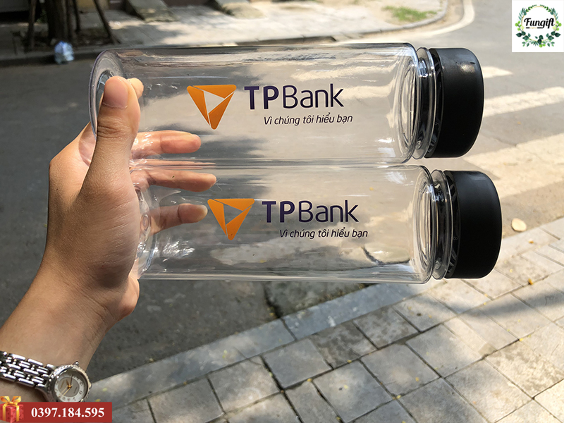 Quà Tặng Bình Nước My Bottle In Logo TP Bank - Bình Nước Giá Rẻ