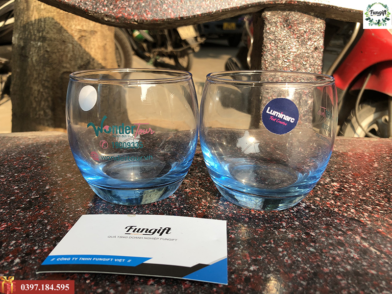 Bộ Bình Cốc Thủy Tinh In Theo Yêu Cầu Cho Wonder Tour