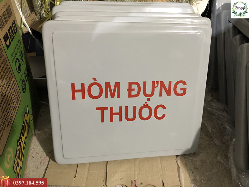 In Chữ Lên Hòm Đựng Thuốc Theo Yêu Cầu - Nhận In Lên Mọi Chất Liệu