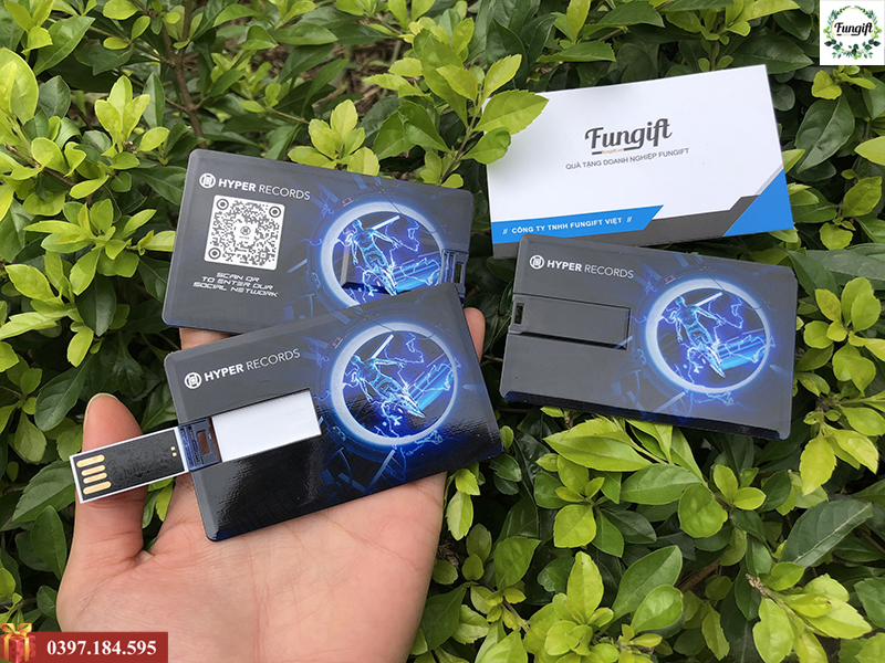 USB Card Visit In Logo Hyper Records - USB Thẻ Namecard Đẹp Giá Rẻ