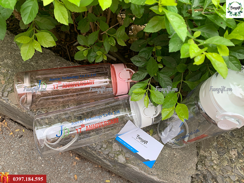 Bình Nước Thể Thao Có Quai In Logo Jenway Technology Giá Rẻ Hà Nội