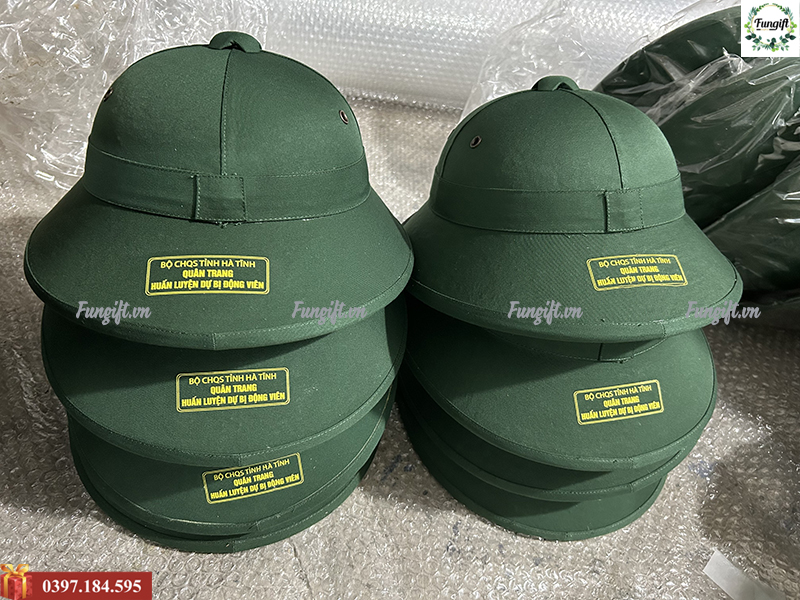 500 bộ đồng phục quân đội in logo cho Bộ CHQS tỉnh Hà Tĩnh