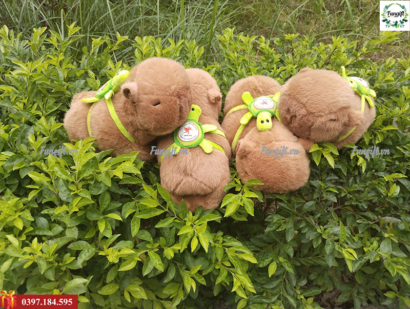 In logo lên capybara ôm tay cho F- Will English