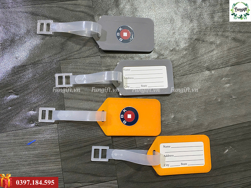 Thẻ Treo Hành Lý In Logo Theo Yêu Cầu BBK Bằng Nhựa Giá Rẻ Hà Nội